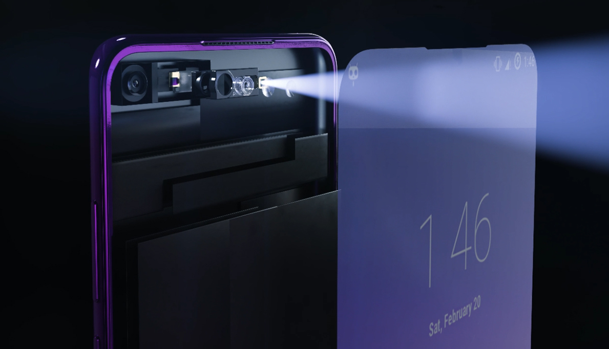 Under-display camera for 3D face biometrics developed by Infineon, pmd ...