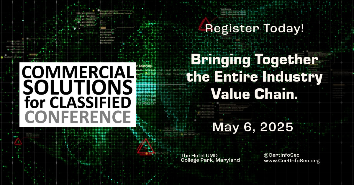The Commercial Solutions for Classified Conference | Biometric Update