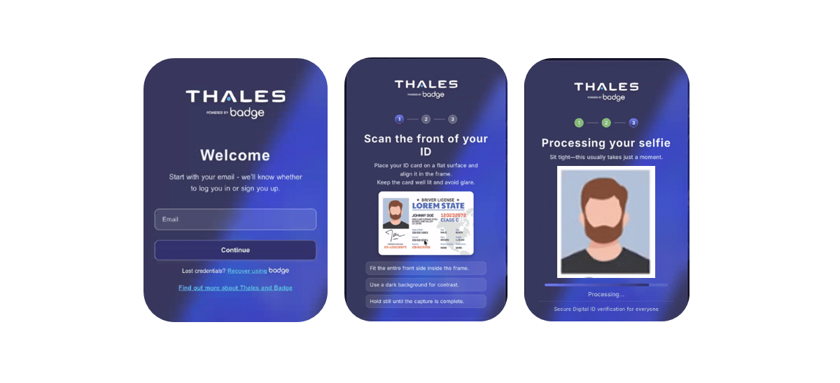 Badge adds biometric cryptography to Thales CIAM platform for account ...